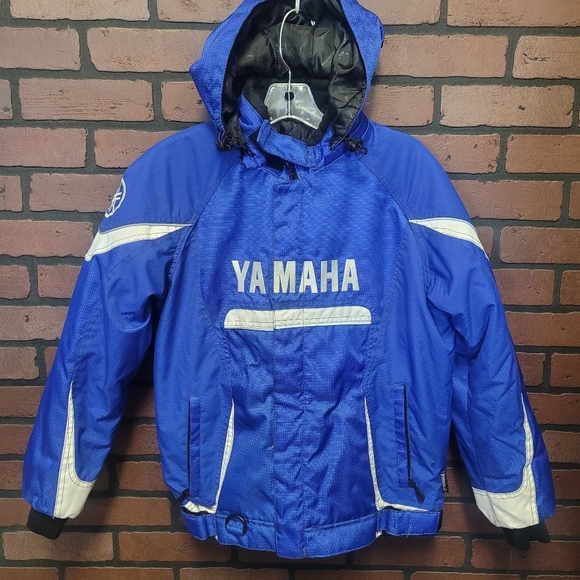 Yamaha | Jackets & Coats | Yamaha Snowmobile Kids Blue Racing Jacket ...